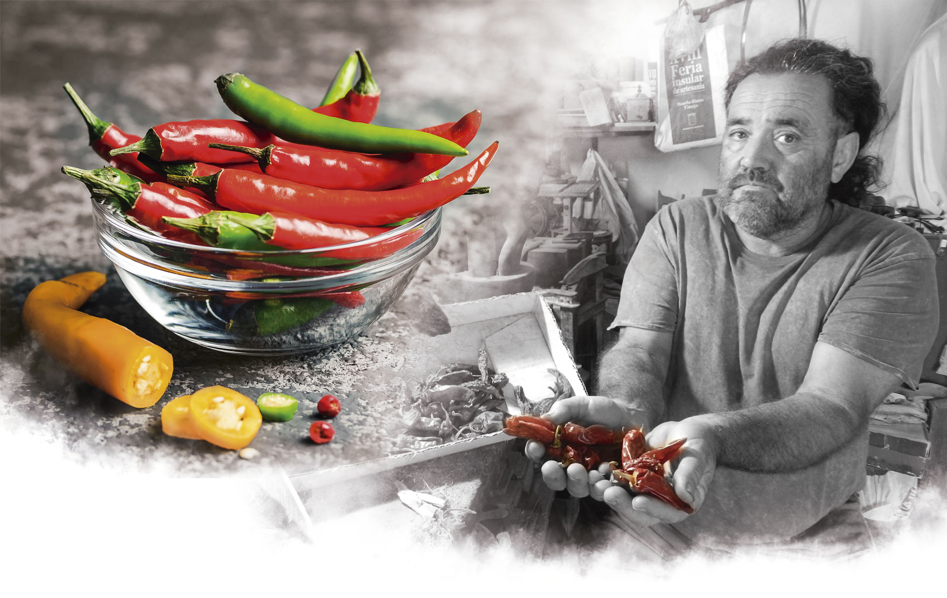 Francisco Medina, chilli farmer - Viva Lanzarote