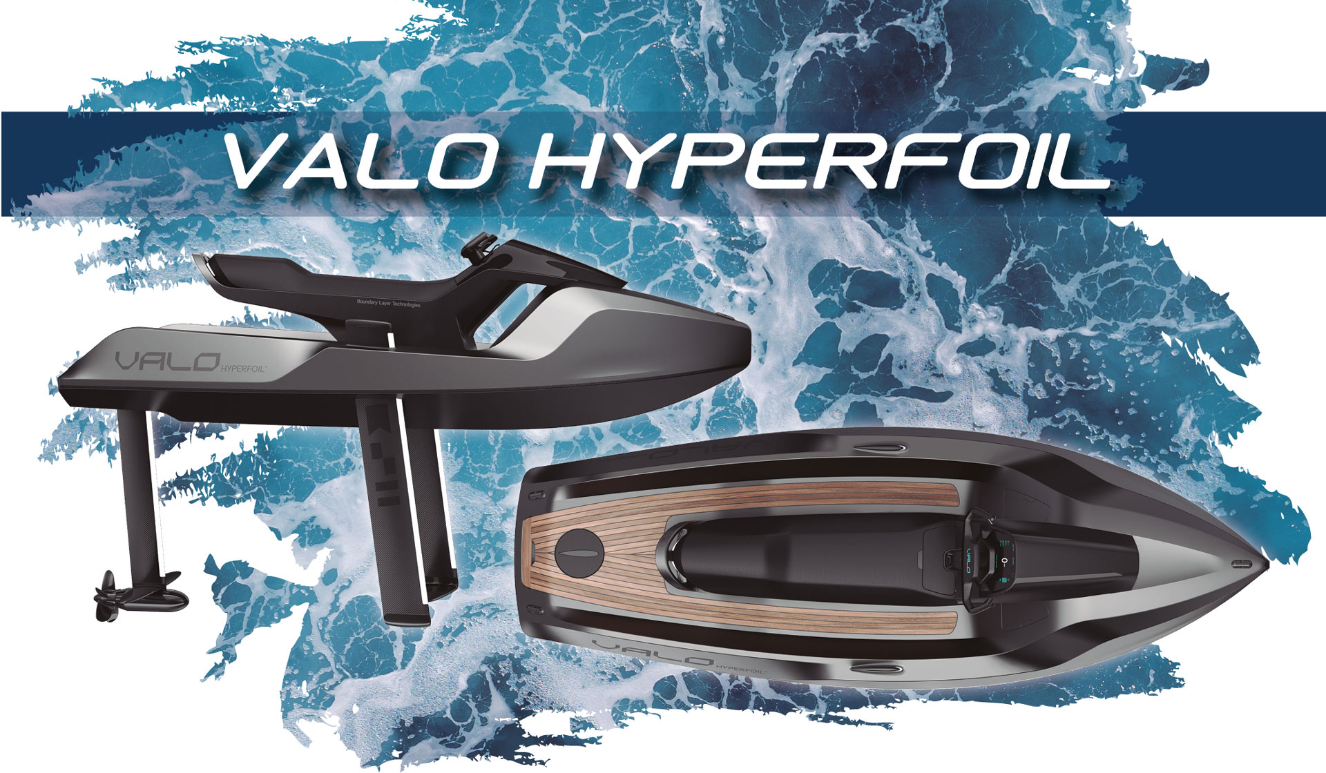 Valo Hyperfoil 100% electric hydrofoiling vehicle with wings - Viva ...