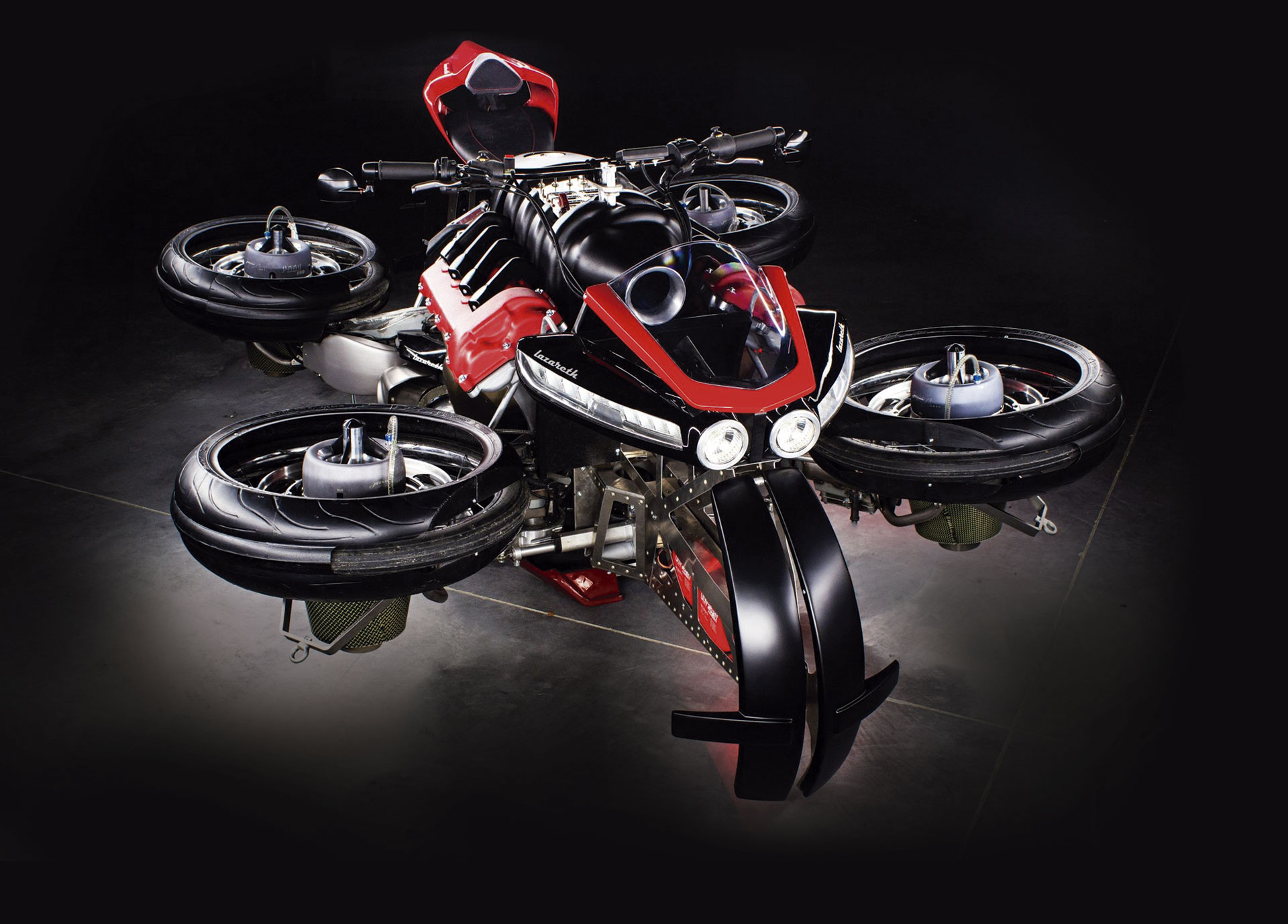 Lazareth flying motorcycle - Viva Lanzarote