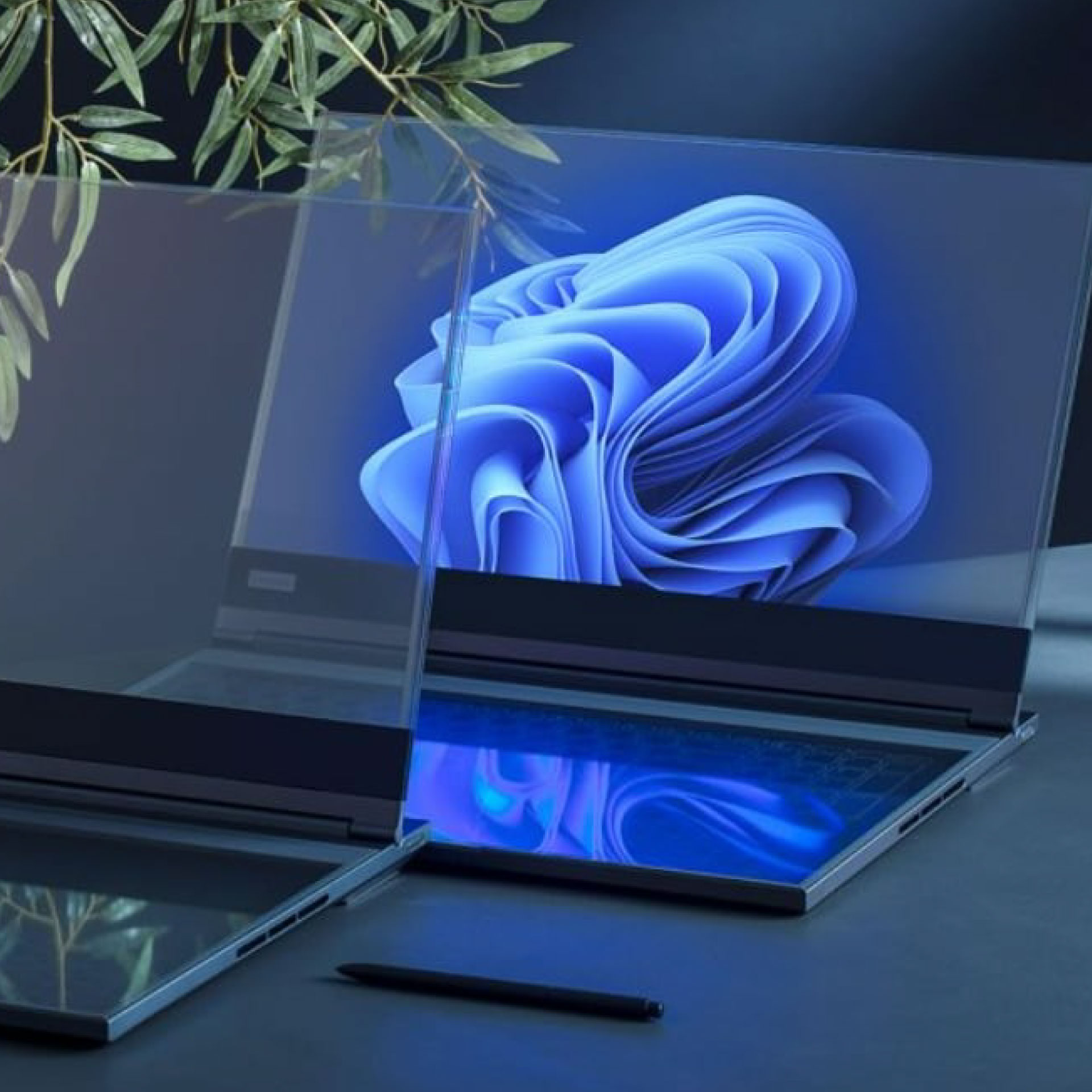 New Lenovo Laptop with a Transparent Screen - Viva Lanzarote